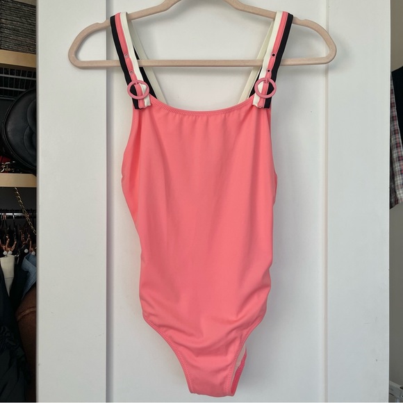SOLID & STRIPED | Swim | Solid Striped The Lucy Buckle One Piece ...